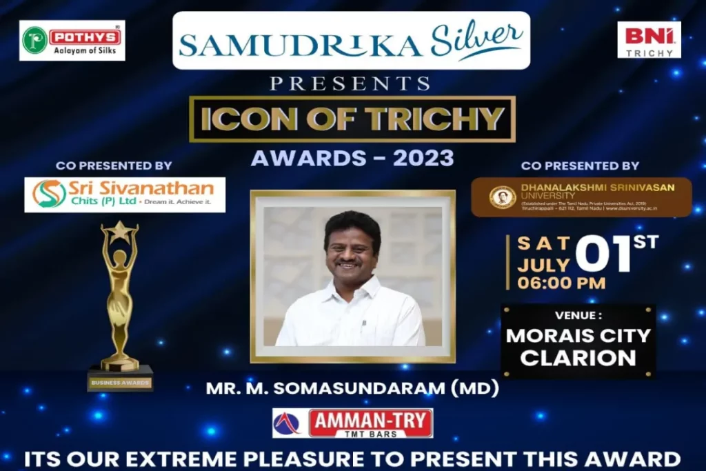 ICON OF TRICHY BUSINESS AWARDS (1st July 2023) | AMMAN-TRY