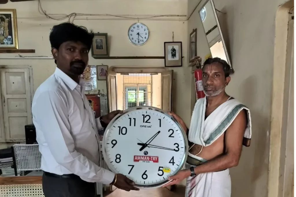 VIBHUTI POCKET & WALL CLOCK GIFT | AMMAN-TRY